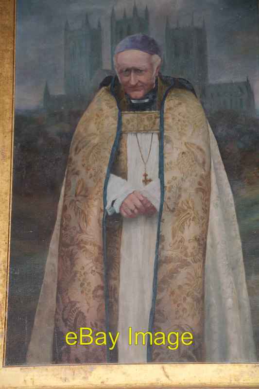 Photo 6x4 Bishop Edward King of Lincoln, painting in Wold Newton Church ...