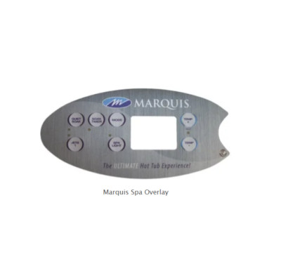 650-0682 Topside 4 Button Overlay fits Marquis Spas Hot Tub Control ...