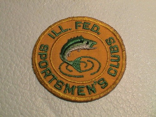 ILLINOIS FEDERATION SPORTSMEN'S CLUBS GUN HUNTING STRIPED BASS FISHING PATCH | eBay