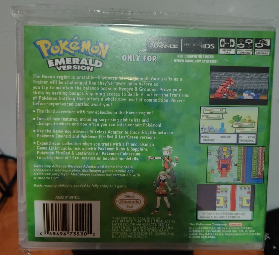 Pokémon Emerald Version - Game Boy Advance / GBA . Version USA -.- | eBay