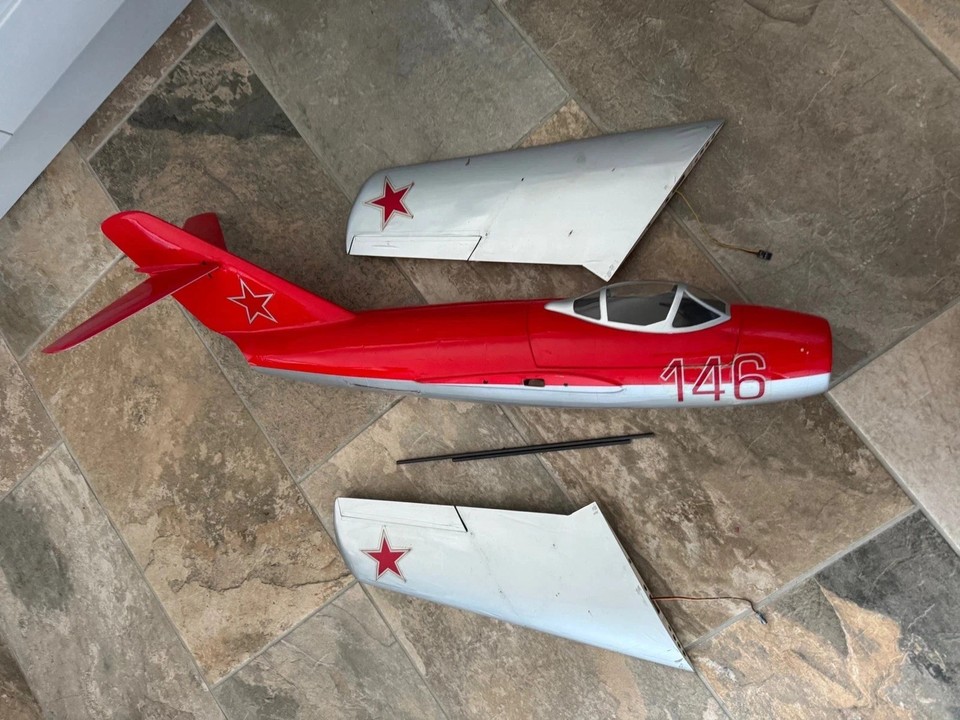 Mig 17 EDF RC Jet Plane 83cm Span ARTF | eBay UK