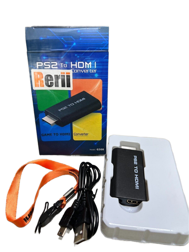 PS2 to HDMI Video Converter Adapter with 3.5mm Audio Output for HDTV ...