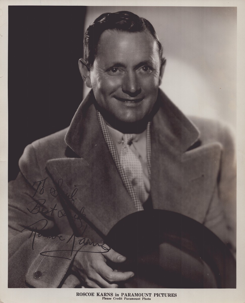 Roscoe Karns Actor Roscoe Karns IMDb