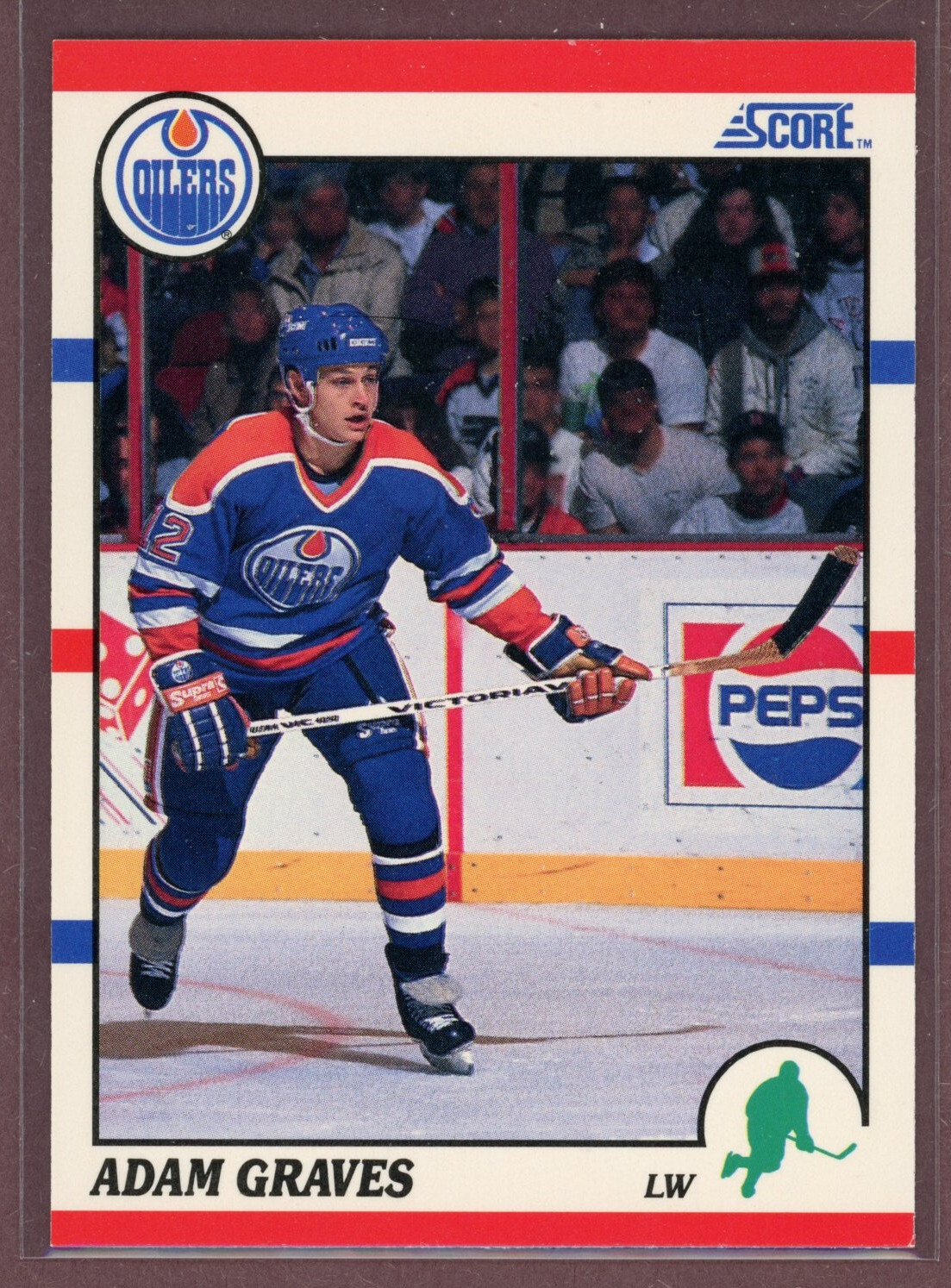 1990-91 Score #163 Adam Graves RC (Oilers) | eBay