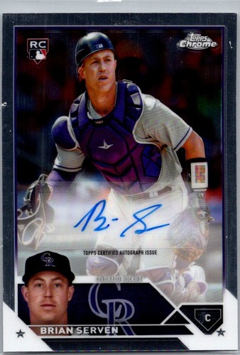 2023 Topps Chrome Update #AC-BSE Brian Serven Autographs | eBay