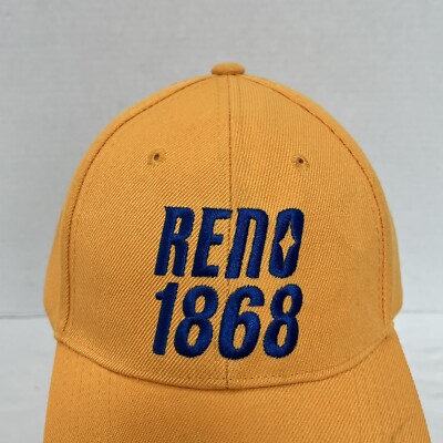 RENO 1868 FC Hat Cap Yellow Strap Back Adjustable OSFM | eBay