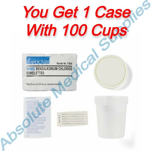 *100-Pack* Medline Midstream Collection Kit 4oz Sterile DYND30240 | eBay