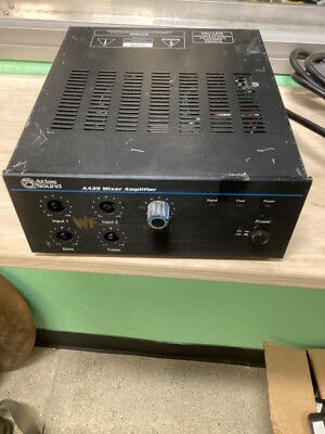 Atlas Sound AA35 Series 35W Professional PA Mixer Amplifier with ...