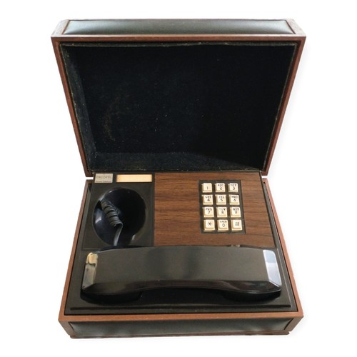 Deco-Tel Personal Telephone Portable Wooden Executive Box Phone James ...