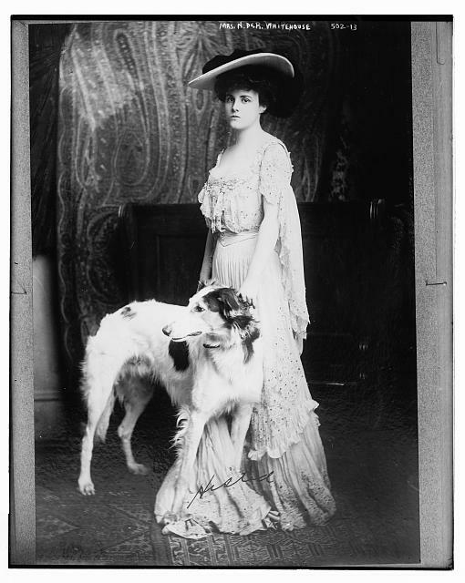 Photo:Mrs. N. Der Whitehouse,Vira Boarman Whitehouse,1875-1957,dog 1 | eBay