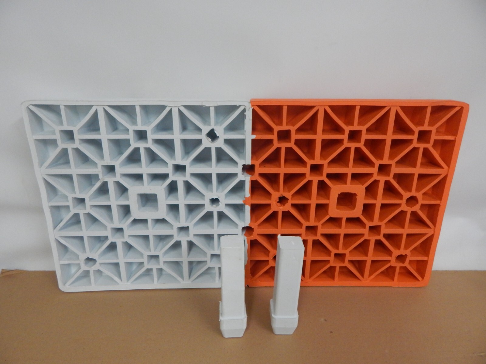 Macgregor Heavy Duty Double First Base 1st Bag Plate Orange White 30" X ...