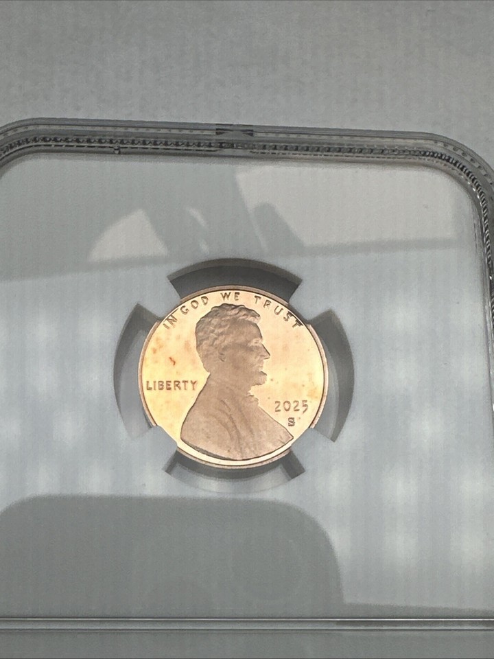 2025 S Lincoln Penny NGC PF69 RD Ultra Cameo -ER Lincoln Label Last ...