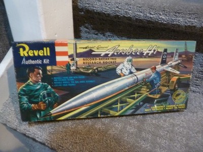 REVELL "S" 1958 H-1814: 98 AEROBEE HI RECORD BREAKING RESEARCH ROCKET ...
