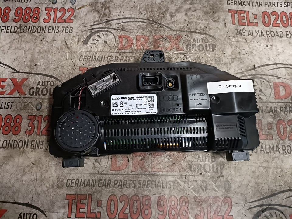 AUDI TT MK3 8S PETROL VIRTUAL SPEEDO CLOCKS INSTRUMENT CLUSTER ...