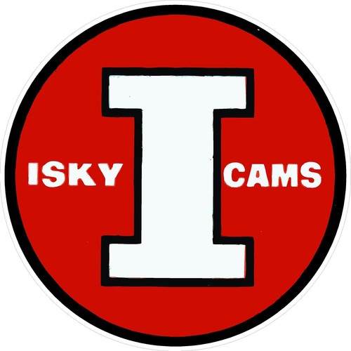 #2081 (1) 3.75" Isky Cams Camshaft Gasser Racing 60's Decal Sticker ...