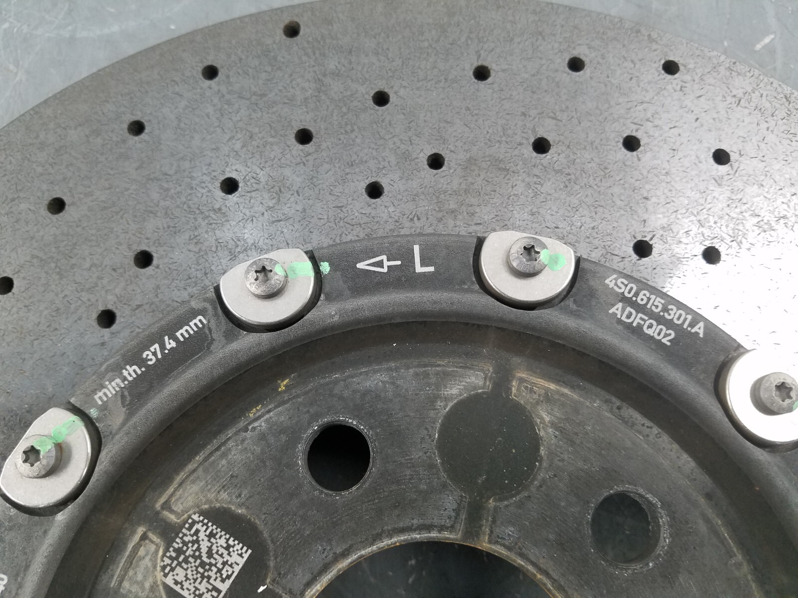 4S0615301A Brake Disc Left Front Lamborghini Huracan 5.2 LP 640-4 470 ...