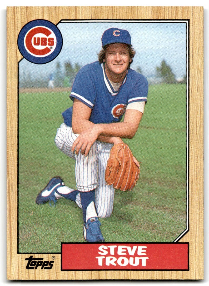 1987 Topps Steve Trout a Chicago Cubs #750 | eBay