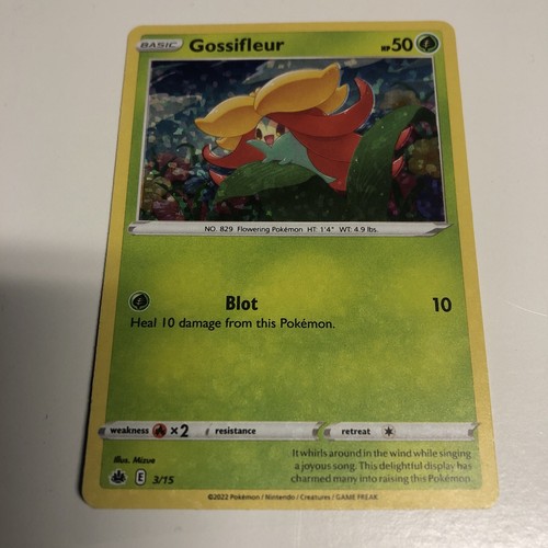 2022 Pokemon McDonalds Match Battle 3/15 Gossifleur Holo Card | eBay