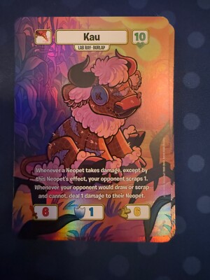 Neopets Battledome TCG 25th Anniversary Burlap Kau | eBay