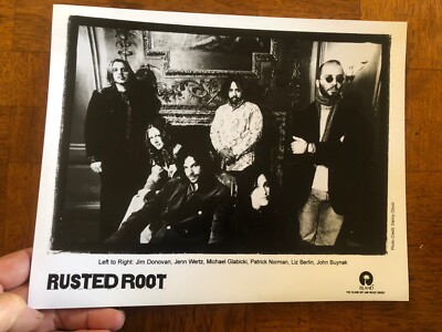 Rusted Root Music Group Rare 10x8 Vintage Press Photo #1 | eBay