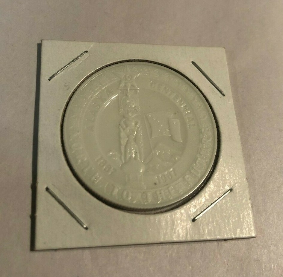 1967 Anchorage Alaska Trade Token Coin Commemorative Dollar White | eBay