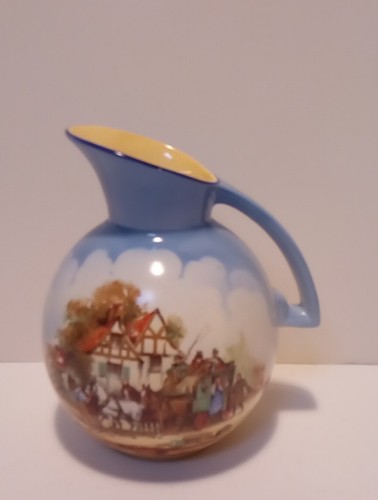 Antique England Falcon ware Pitcher Jug The Dover Road | eBay
