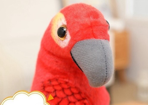 Budgerigar Parrot Bird 20 Inch Stuffed Animal Plush Toys Toddler Doll ...