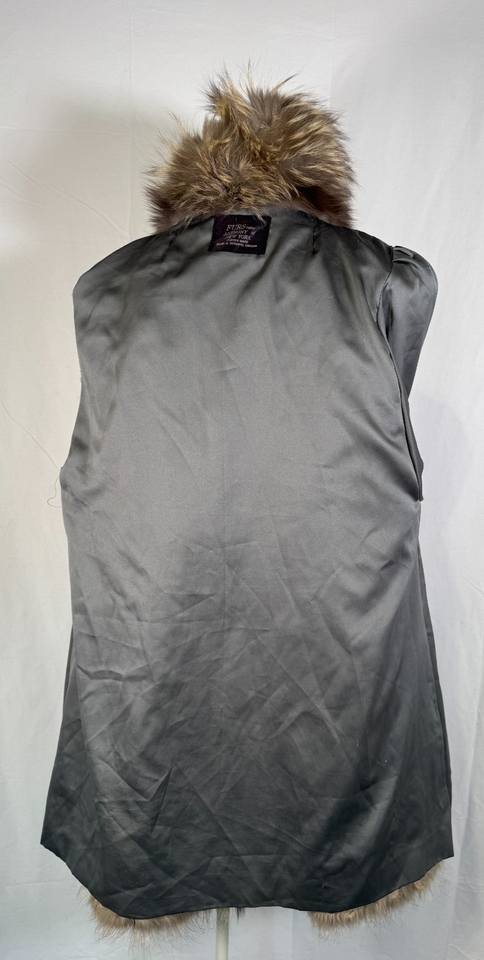 Vintage Genuine Luxury Canadian Silver Fox Fur Pelts Coat Jacket Women ...