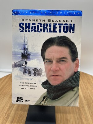 Shackleton (DVD, 2002, 3-Disc Set) Kenneth Branagh, A&E, Antarctica ...