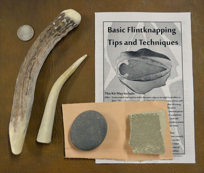Antler Billet Knap Pack - Abo Tools for Flint Knapping Arrowheads and ...