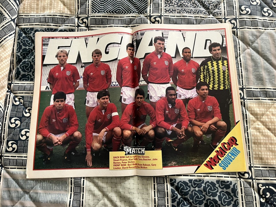MATCH UK Football Magazine Feb. 25 1989 ENGLAND POSTER FA CUP SPECIAL ...
