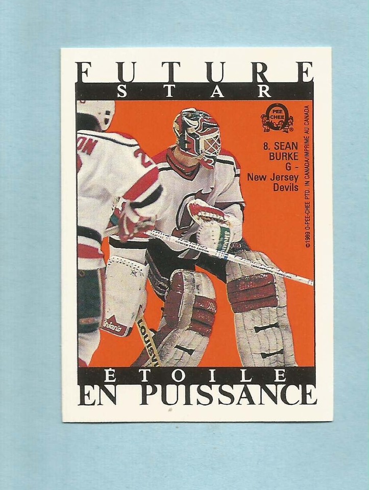 1989-90 OPC Hockey Sticker Dave Gagner #203 North Stars Sean Burke #8 ...