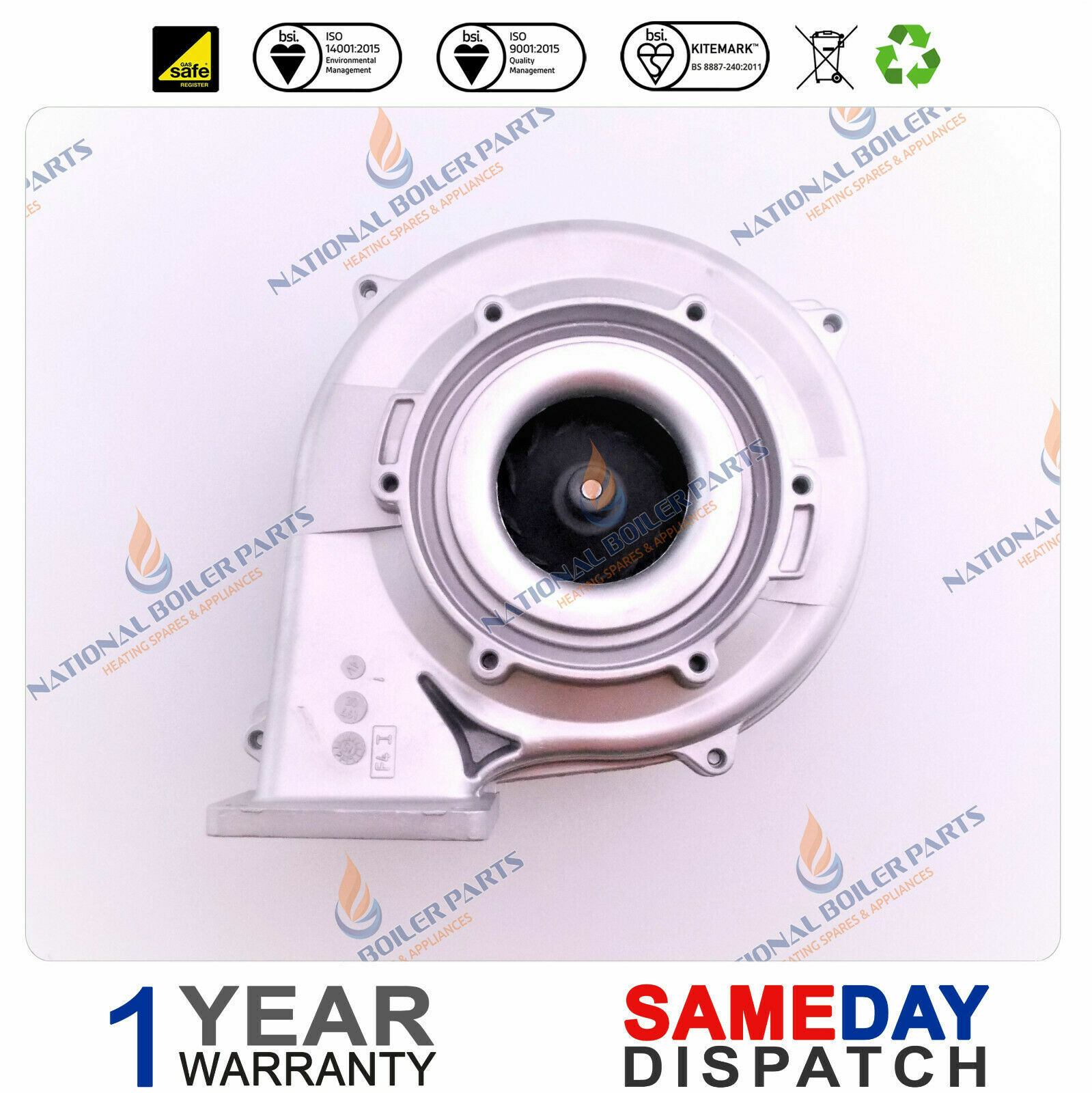 WORCESTER GREENSTAR 30I 30RI 30SI SYSTEM COMPACT BOILER FAN ASSEMBLY ...