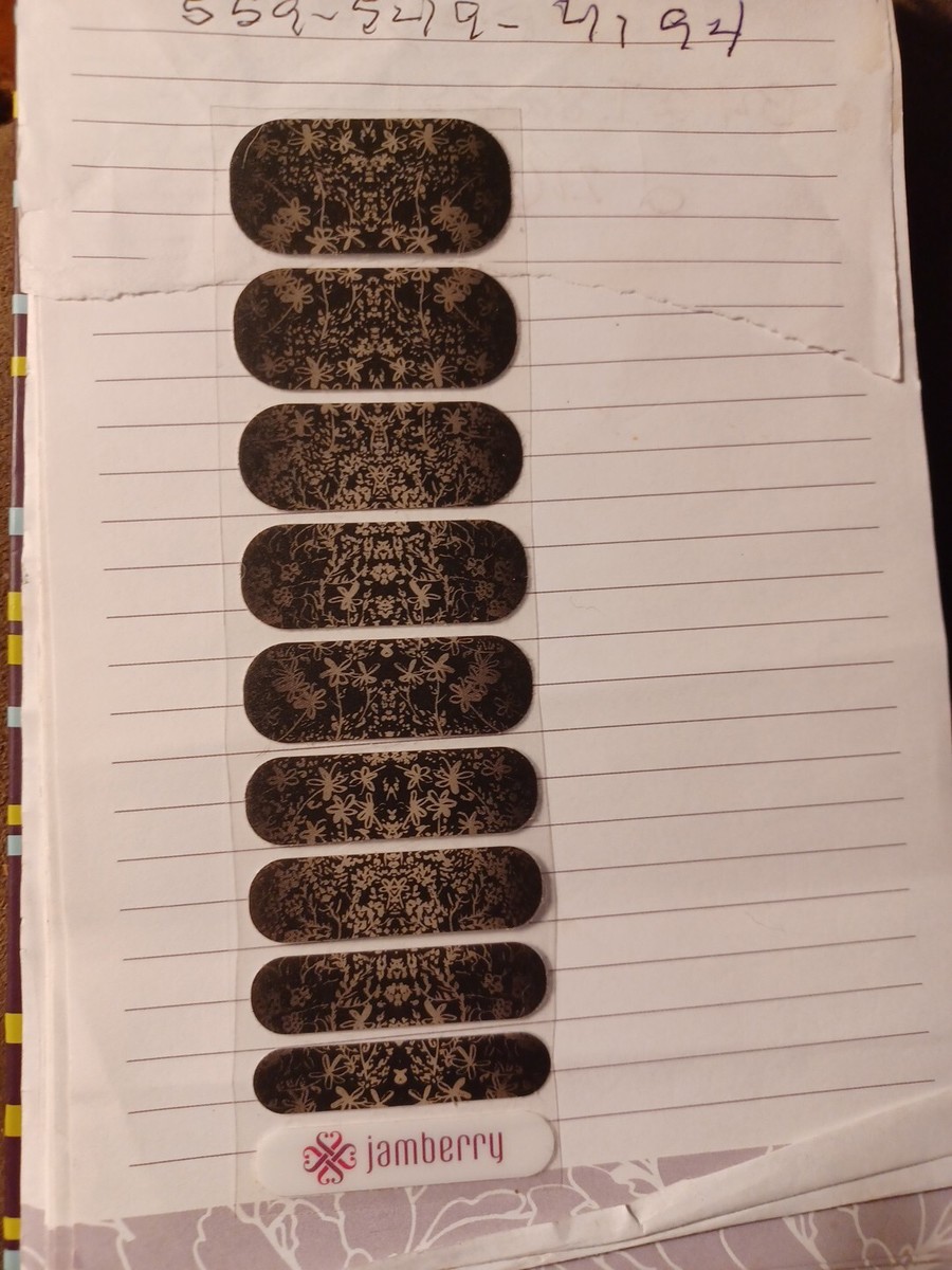 Jamberry Mani Pack Template Deluxe Nap Time Pack