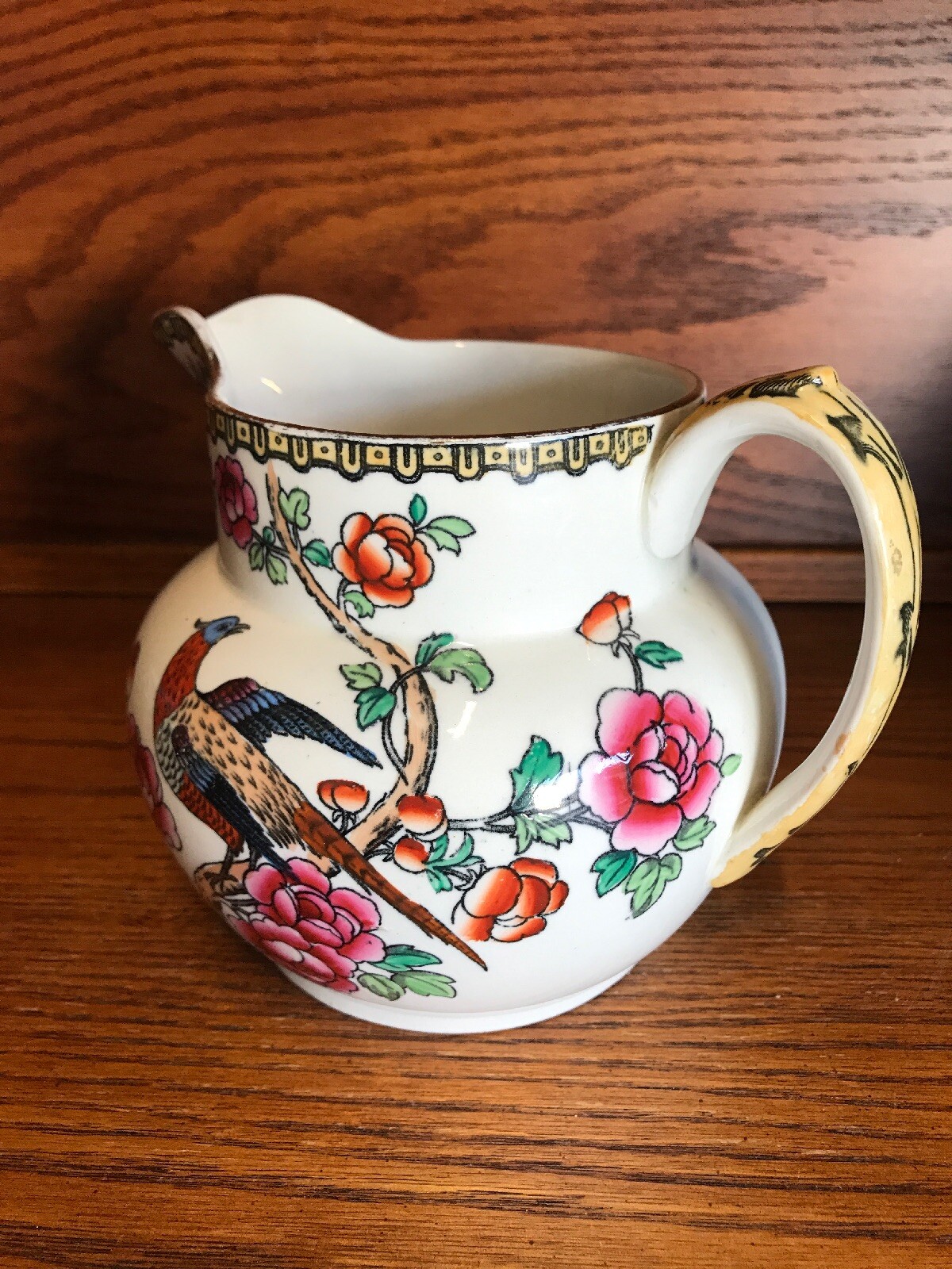 Whieldon Ware Pitcher Jug Pheasant F Winkle & Co England c1920’s | eBay