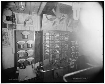 Navy Ship USS Oregon switchboard in dynamo room c1900 OLD PHOTO | eBay