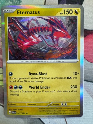 Eternatus Holo English Pokemon TCG BKBC437 | eBay