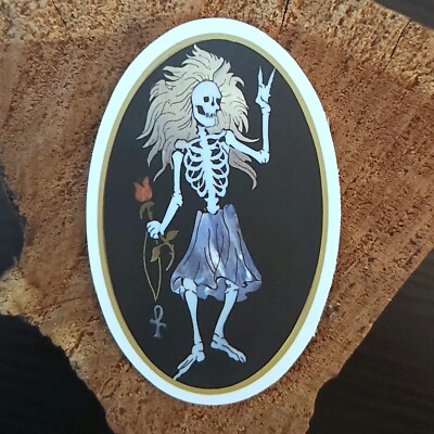 Grateful Dead & Co - Jerry Garcia - Rosebud Skeleton 2 ½” Vinyl ...