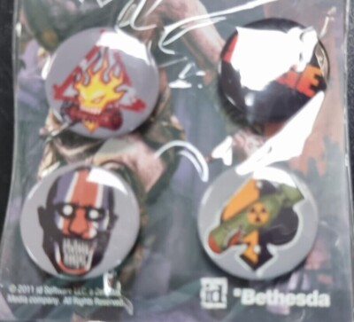 Rage Bandit Badges Set of 4 - Brand New & Sealed | eBay UK