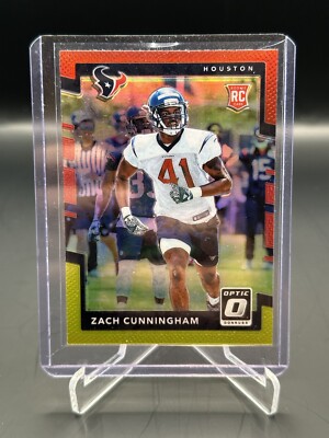 Zach Cunningham 2017 Optic Red Prizm Rookie RC Houston Texans 6/99 C5 ...