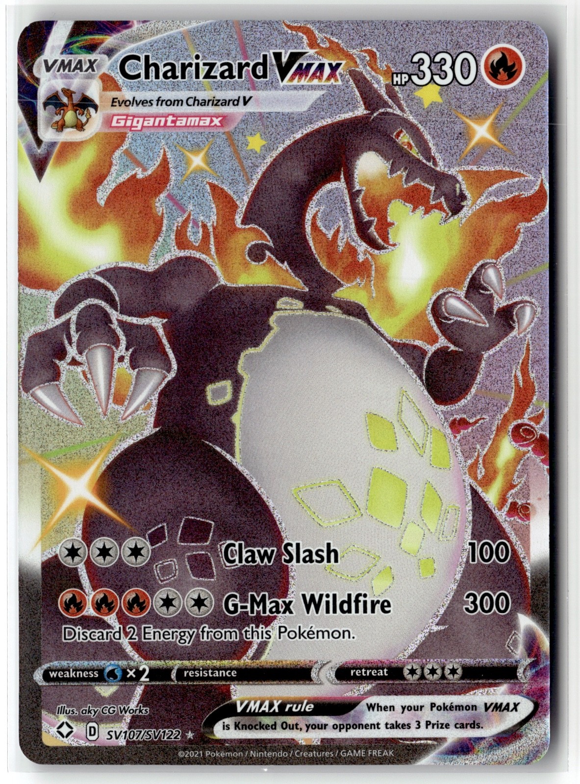 Charizard VMAX SV107 Current Market Value | Shining Fates