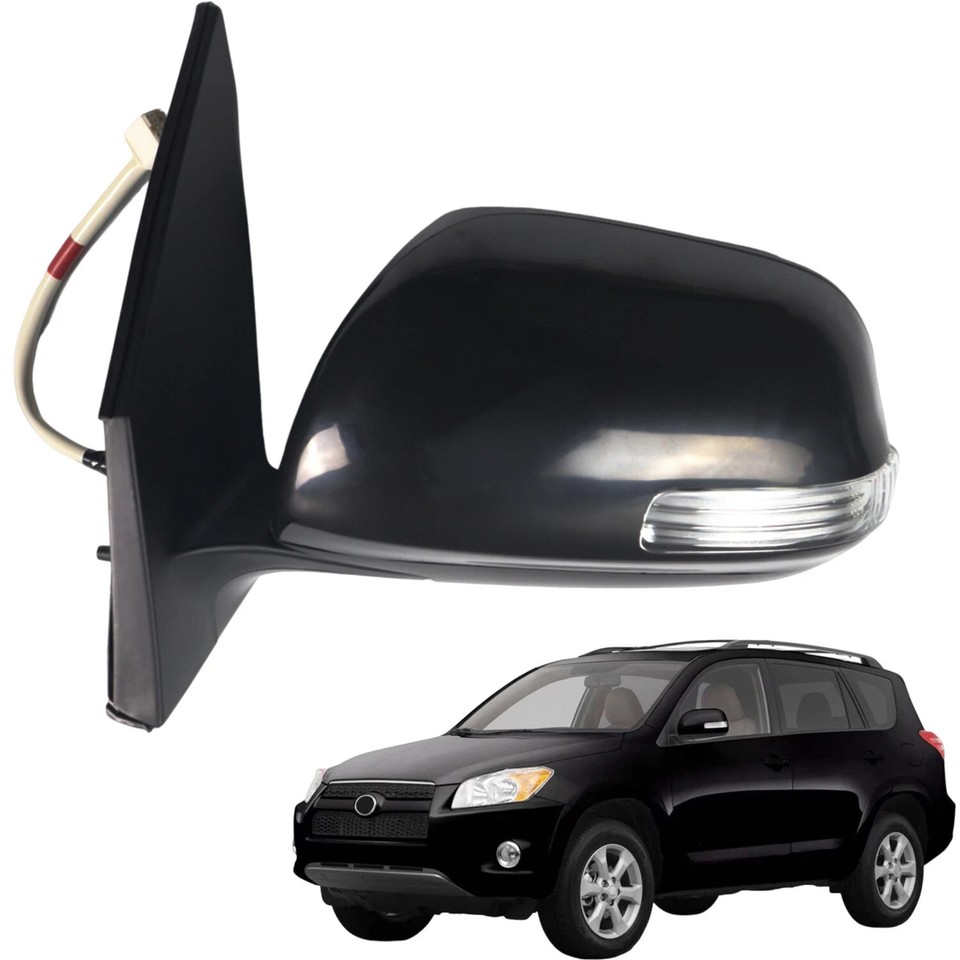 for 2009-2012 TOYOTA RAV4 Side DRIVER Door Outside Mirror 7 PIN BLACK ...