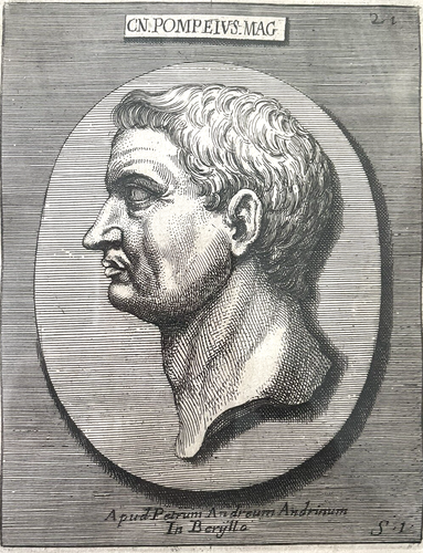 Circa 1750 ANTIQUE ITALIAN PORTRAIT ETCHING ANDREURM ANDRINUM-CN ...