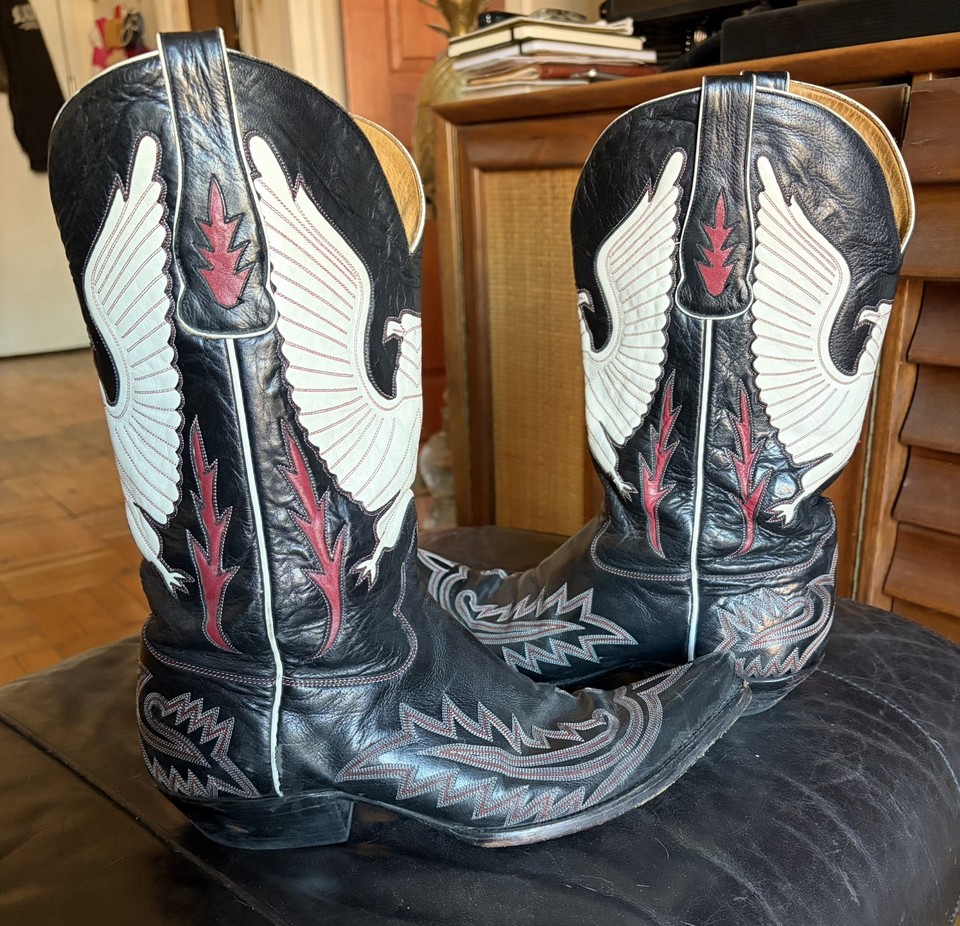 Handmade Liberty Boot Co “Rising Phoenix” Cowboy Boots Men’s 9D. Retro ...