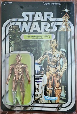 C-3PO Protocol Droid Vintage Kenner-Style Star Wars STAN SOLO New On ...