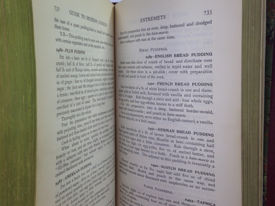 A GUIDE TO MODERN COOKERY BY AUGUSTE ESCOFFIER 1907 FIRST EDITION | eBay UK
