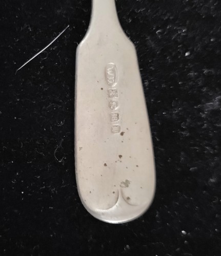 Antique 5” Silver Plated Spoon in Fiddleback Pattern by William Page ...