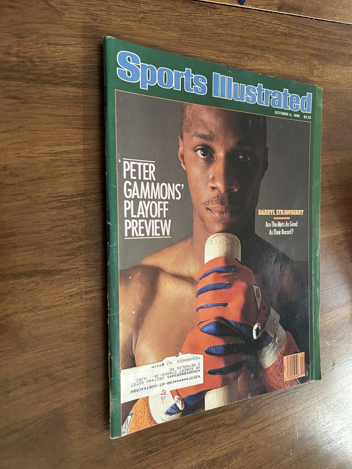 Sports Illustrated October 6 1986 Darryl Strawberry Peter Gammons ...