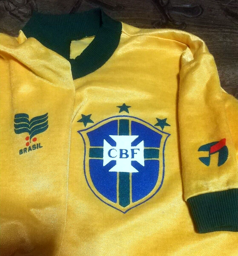 BRAZIL 1981 Topper Home JERSEY CAMISA BRASIL Seleção Zico SÓCRATES ...