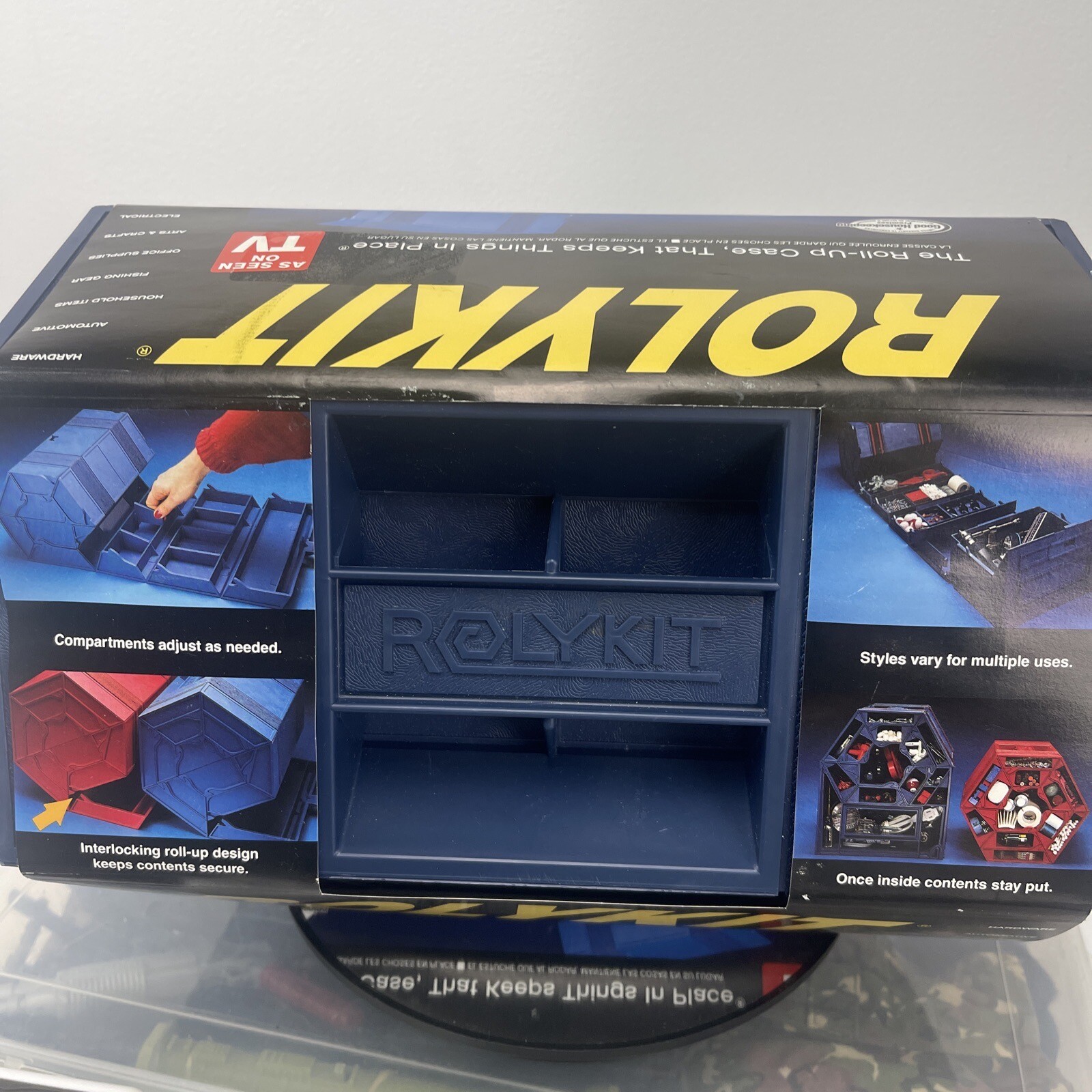 2 ROLYKIT S11 Blue Roll up Case Organizers 1 New/1 Crafts Cosmetics ...